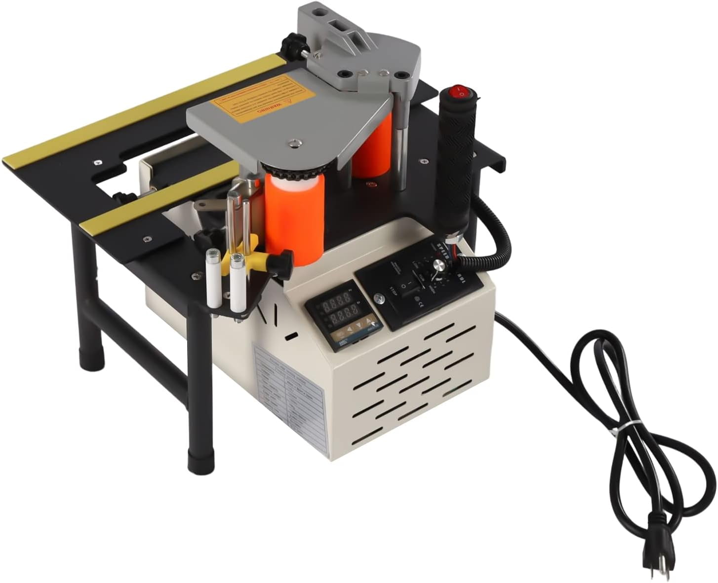 60mm Woodworking Edge Bander, 765W Portable Edgebander Curve Straight ...