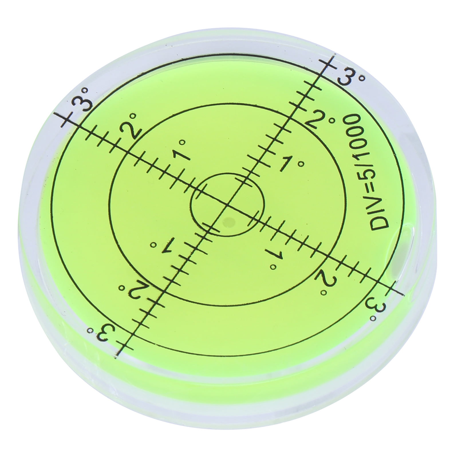 60mmx12mm PMMA Bubble Degree Mark Level Round For Measuring Tool ...