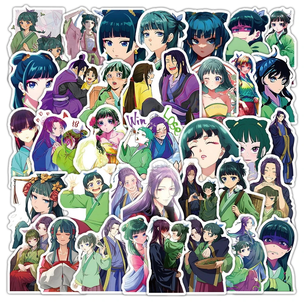 60pc Maomao Apothecary Diaries Stickers Jinshi Anime Sticker Laptop ...