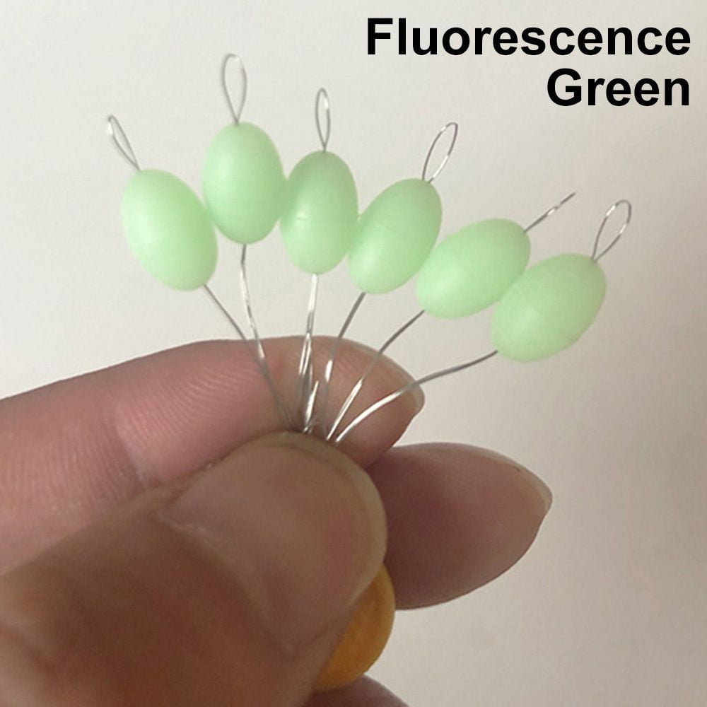 60pcs(10 Groups) Durable Catfish Flotador Resistance Good Quality Luminous Space Beans Fishing ...