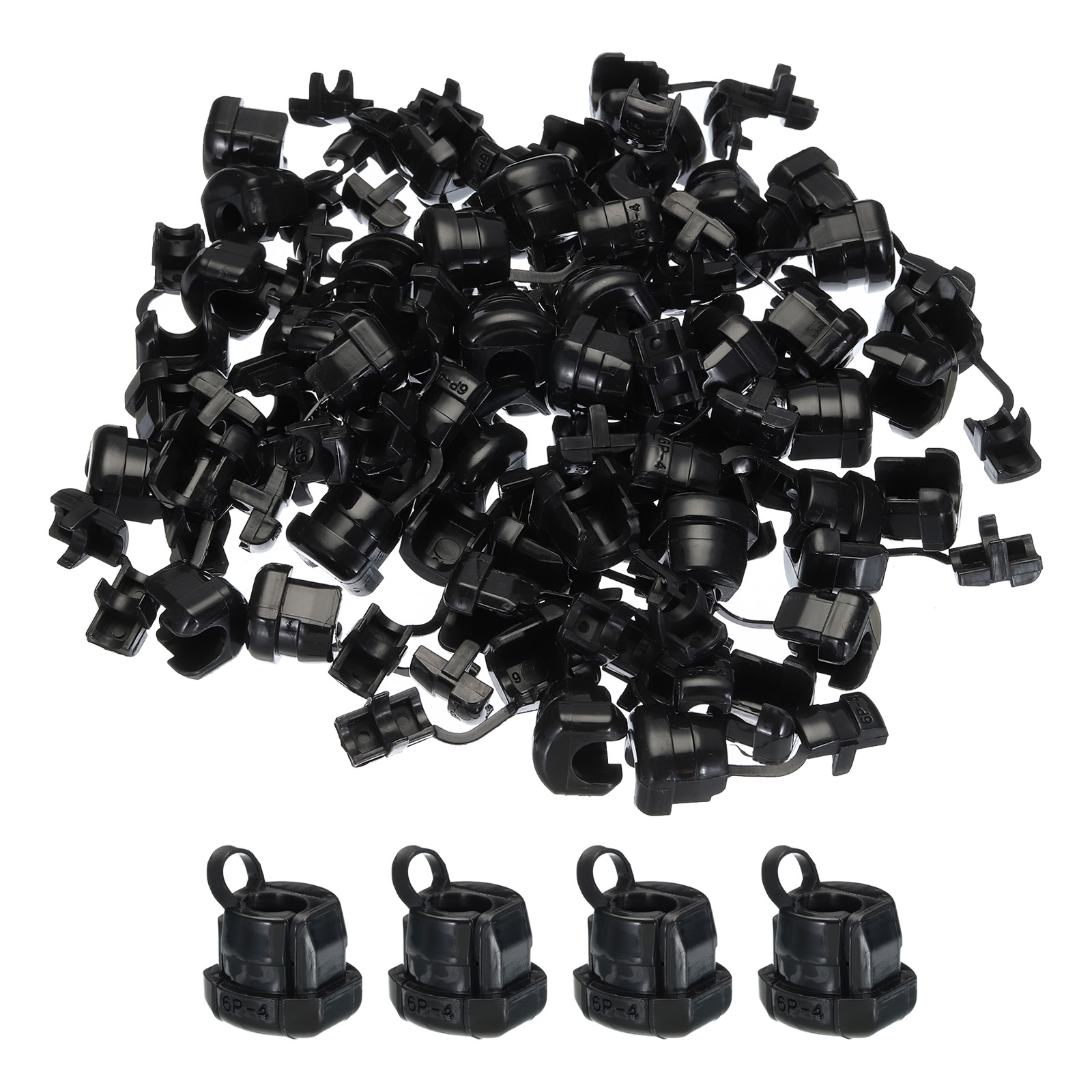 60pcs 4.5-5.5mm Strain Relief Cord Connector Cable Bushing Boot Sleeve ...