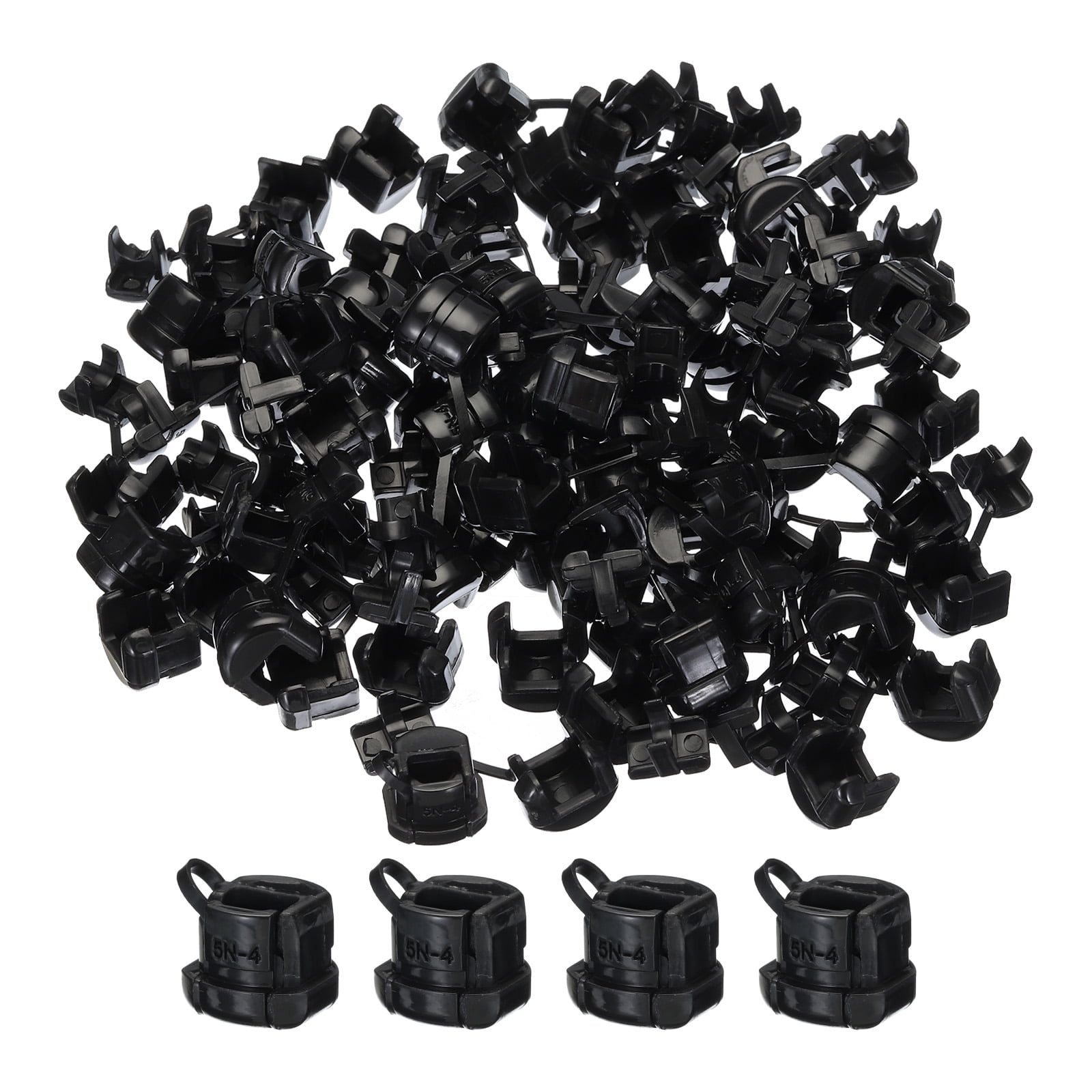 60pcs 4-5mm Strain Relief Cord Connector Cable Bushing Boot Sleeve for ...
