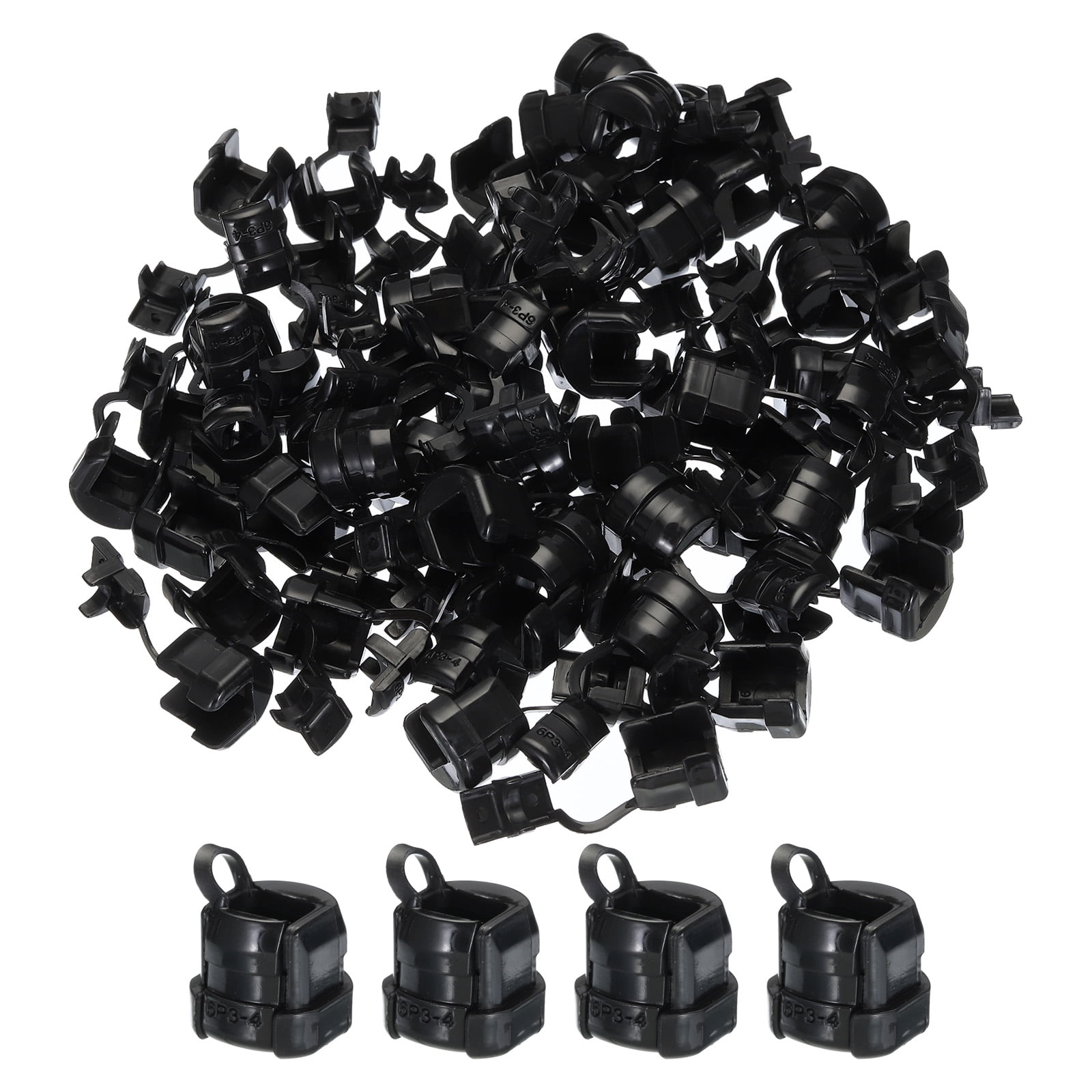 60pcs 6.5-7.5mm Strain Relief Cord Connector Cable Bushing Boot Sleeve ...