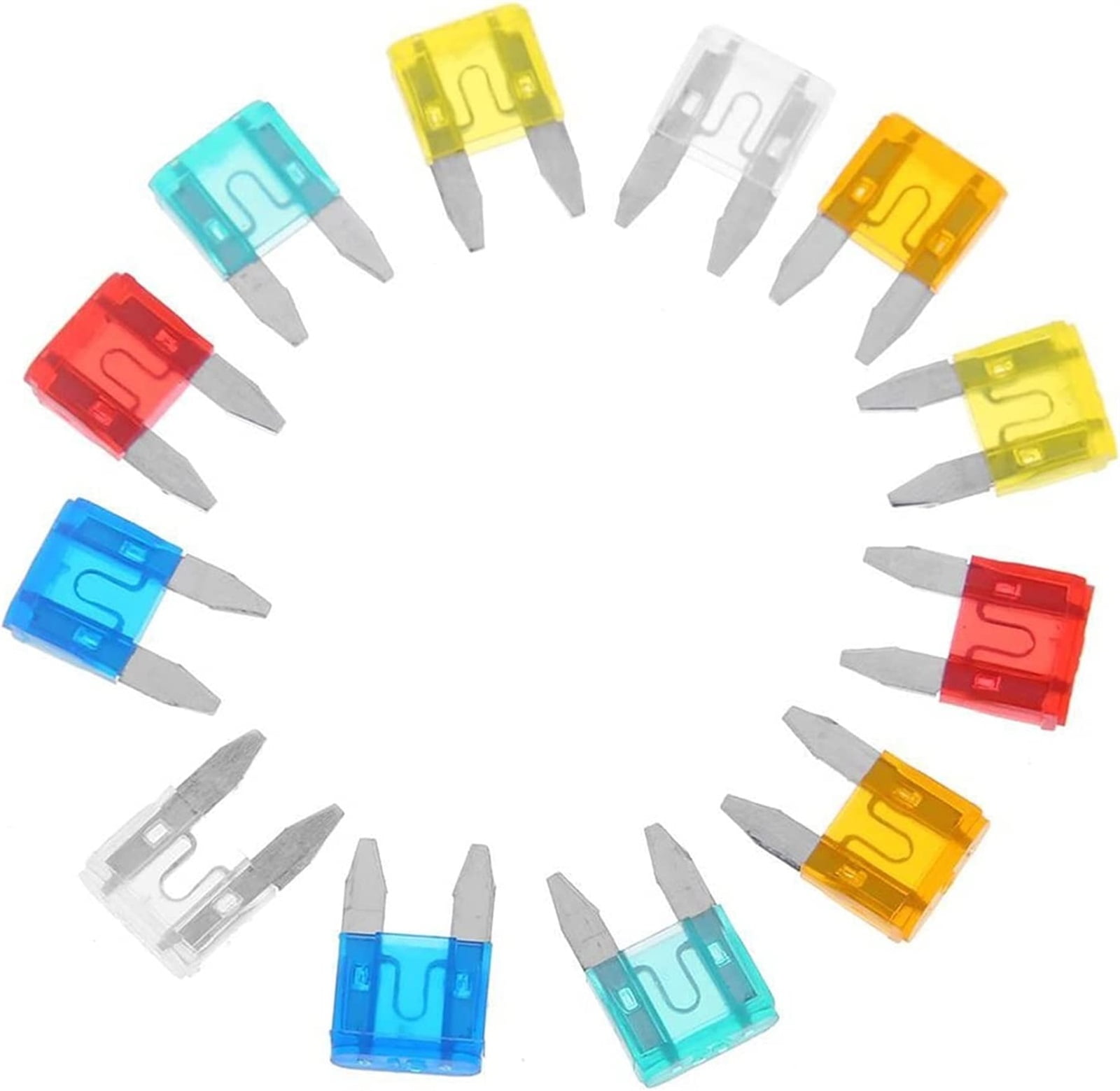 60pcs Auto Car Truck Mini Fuse Blade 5A 10A 15A 20A 25A 30A Mixed Set ...