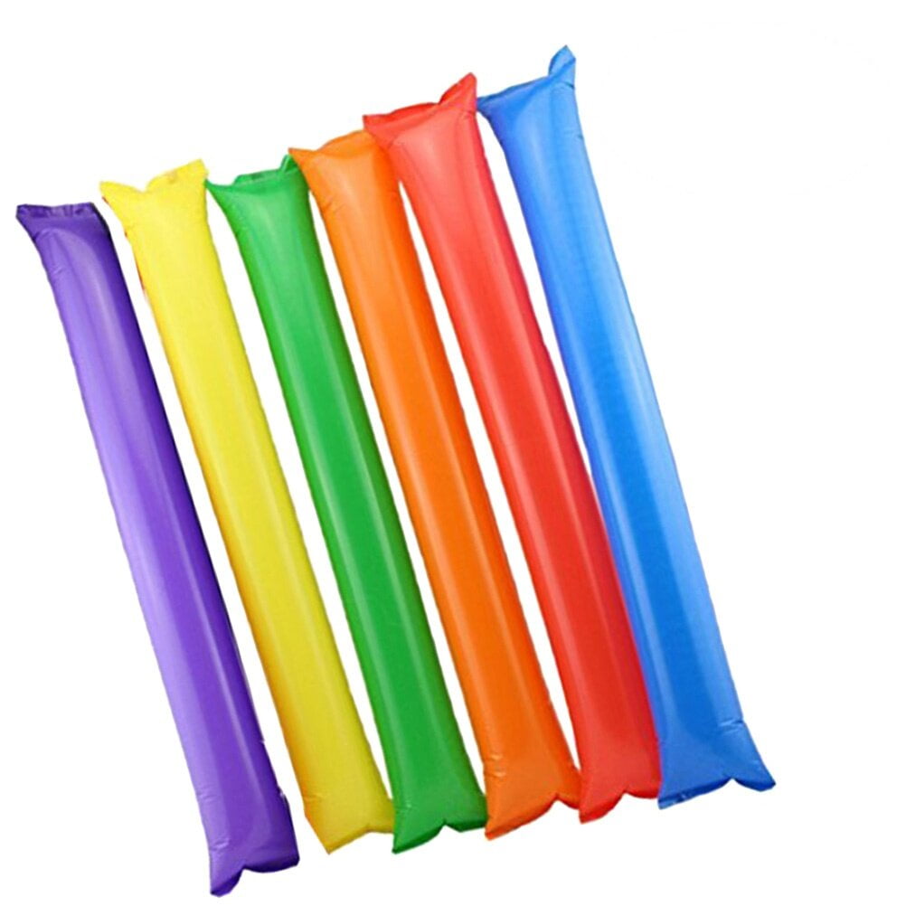 60pcs Bam Bam Thunder Cheer Sticks Blow Bar Cheering Stick Stuffed Club ...