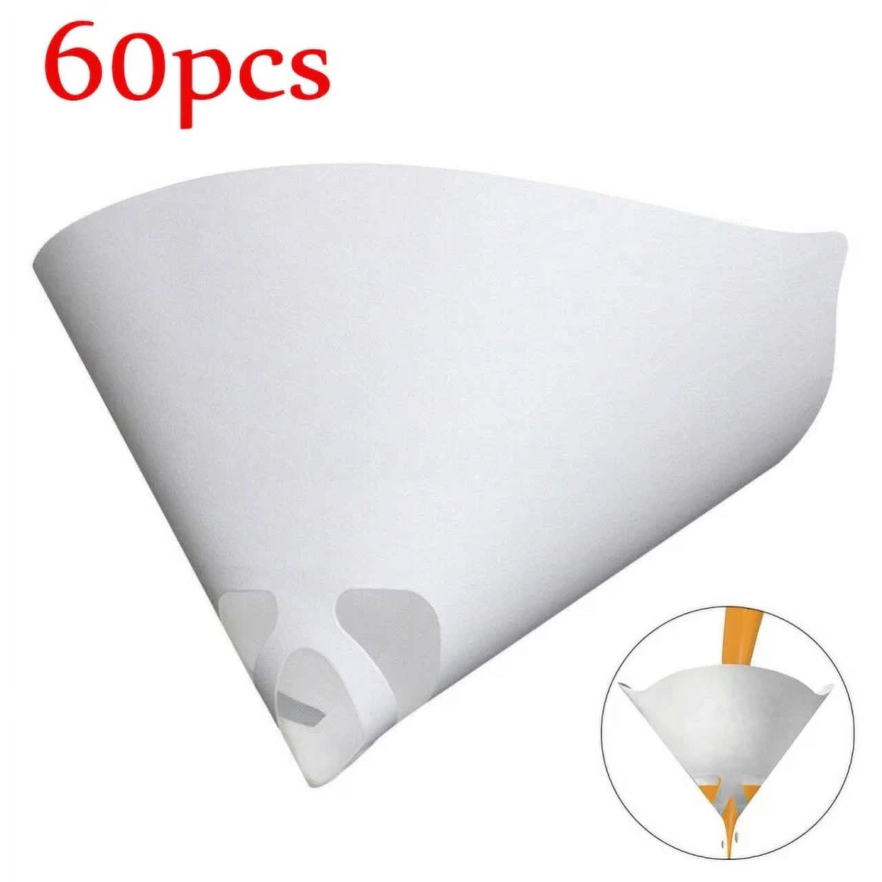 60pcs - Car Paint Spray Mesh Paper Filter Purification Funnel, Chicken ...