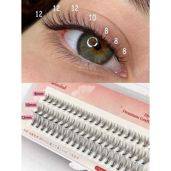 Eyelash Extensions & False Lashes in C Curl & Natural Styles
