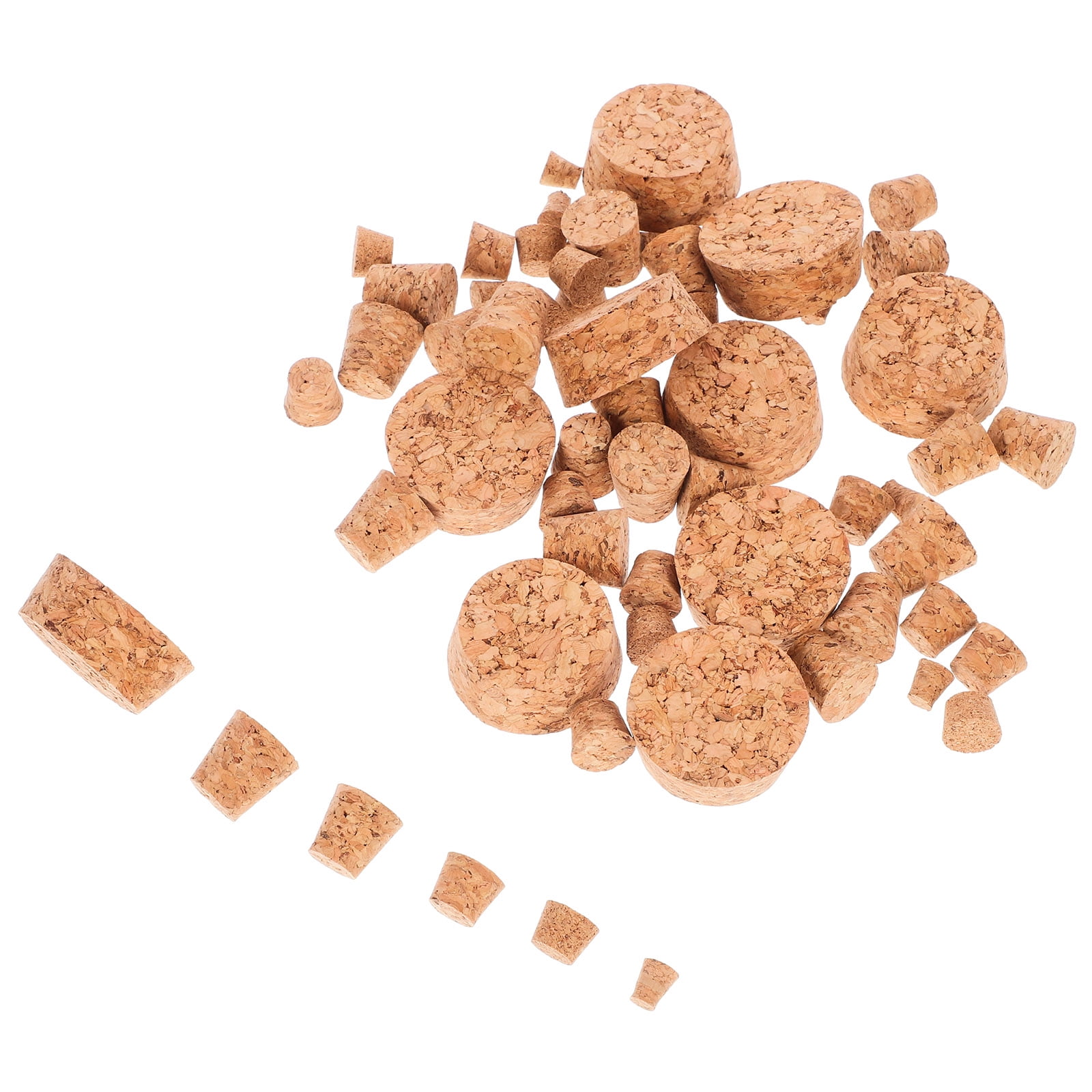 60pcs Cork Stoppers Replacement Cork Stoppers for Bottles Wine Bottle ...
