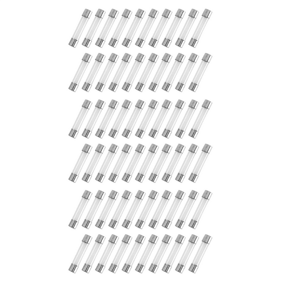 60pcs Fast Blow Glass Tube Fuse 8A 8 Amps 250V 6mm X 30mm,60 x Glass ...