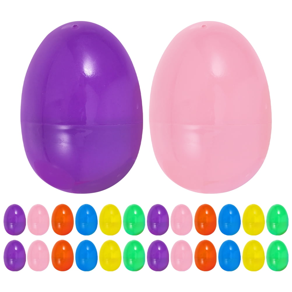 60pcs Fillable Plastic Easter Eggs Realistic Faux Egg Design Suitable ...