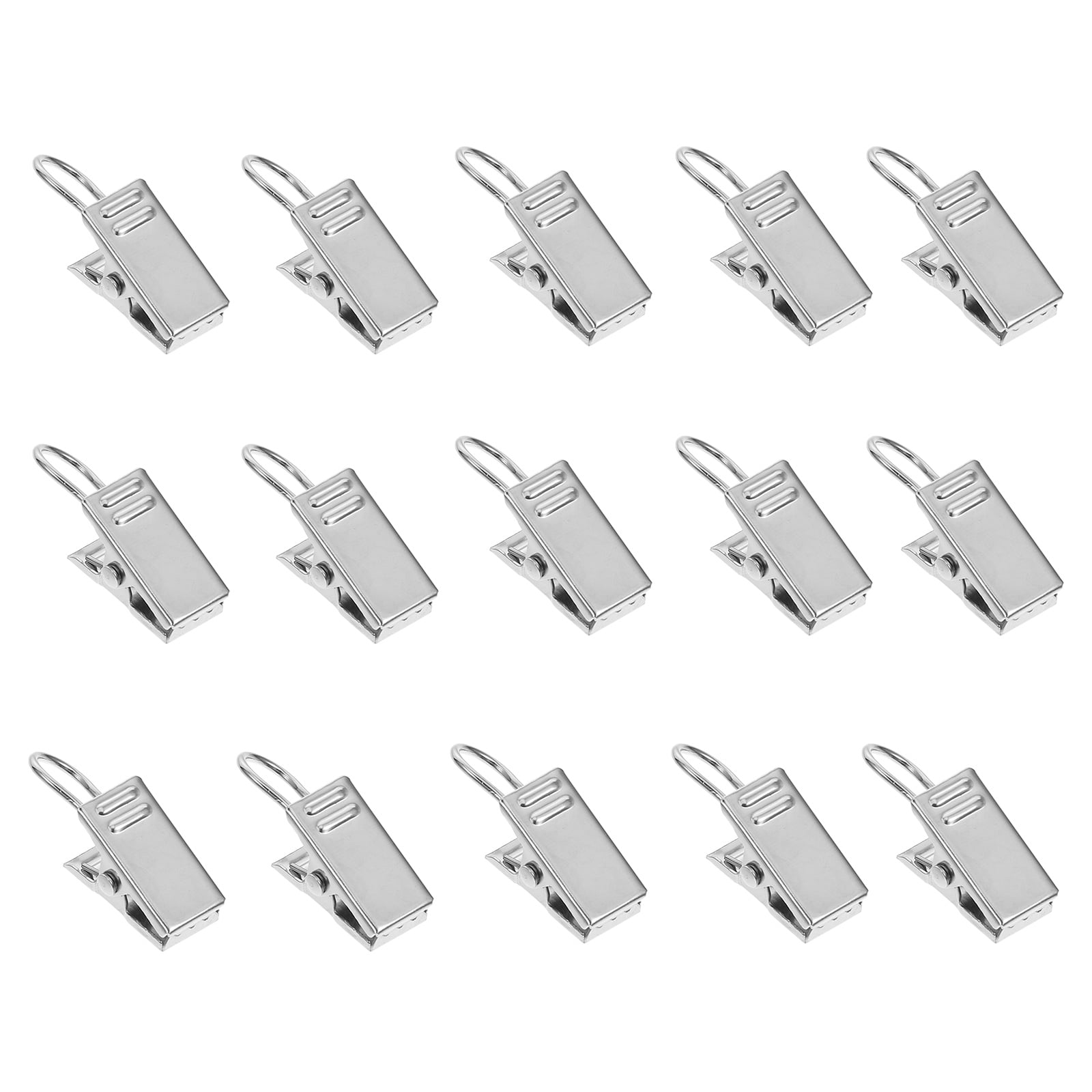 60pcs Mighty Iron Hook Clips for Home Use Silver Color Crafts ...