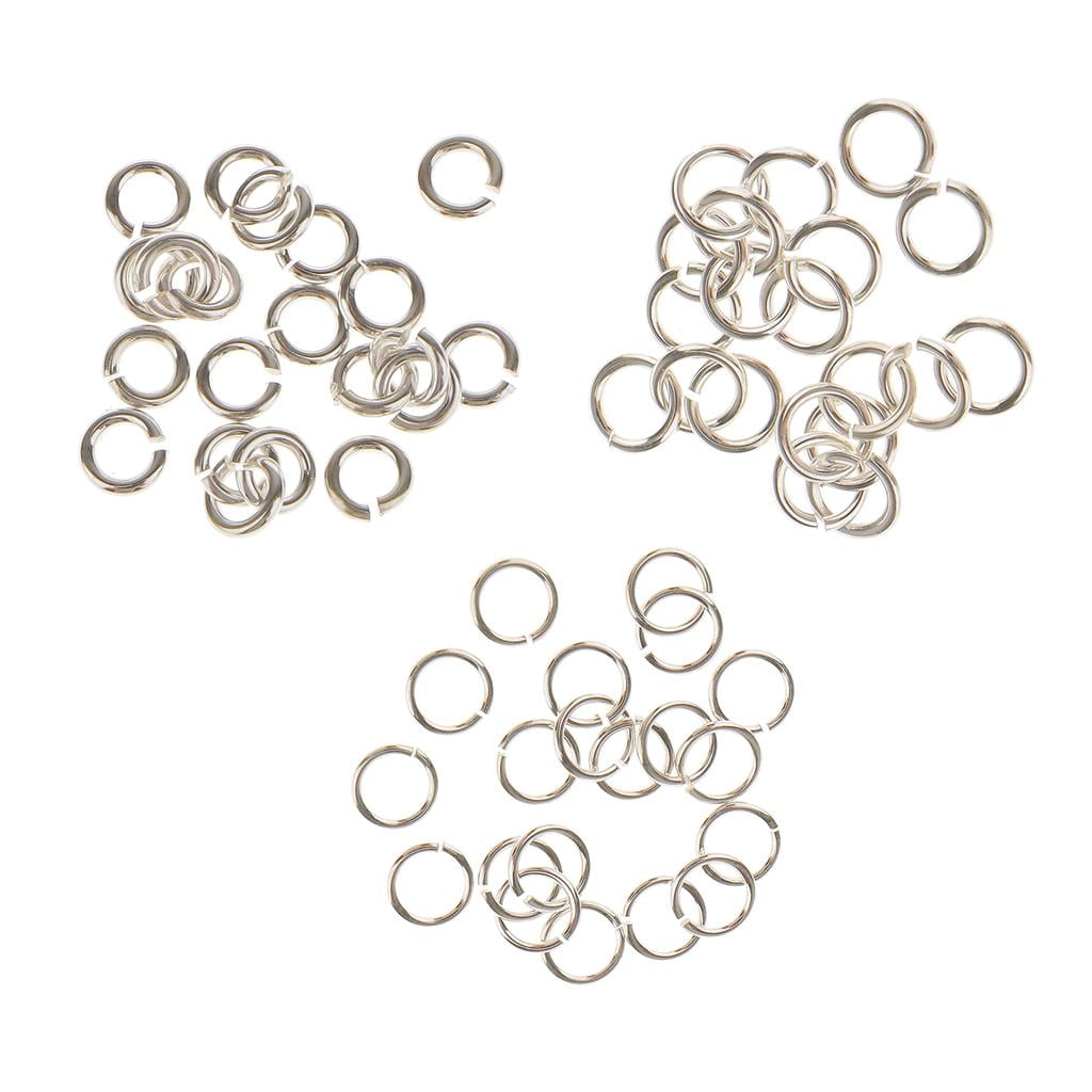 60pcs Jump Rings Jewelry Making Earrings Bracelets Connecting Rings 3,4 ...