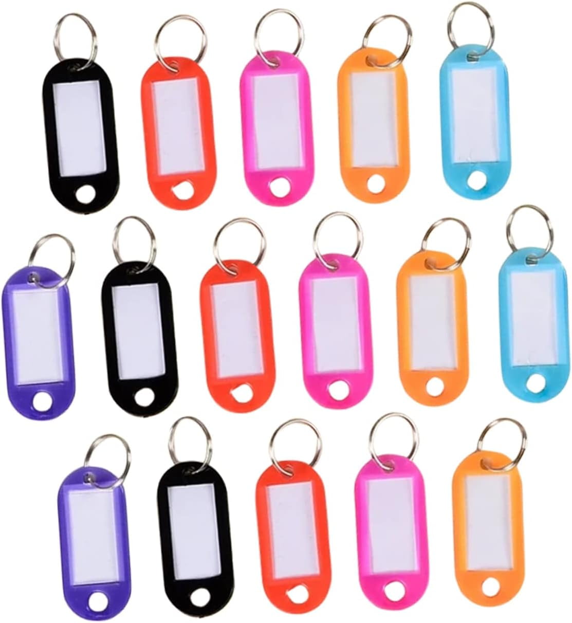 60pcs Key Tag KeyPlastic Tags Car Tag Hanging Keychain Labels Key Chain ...