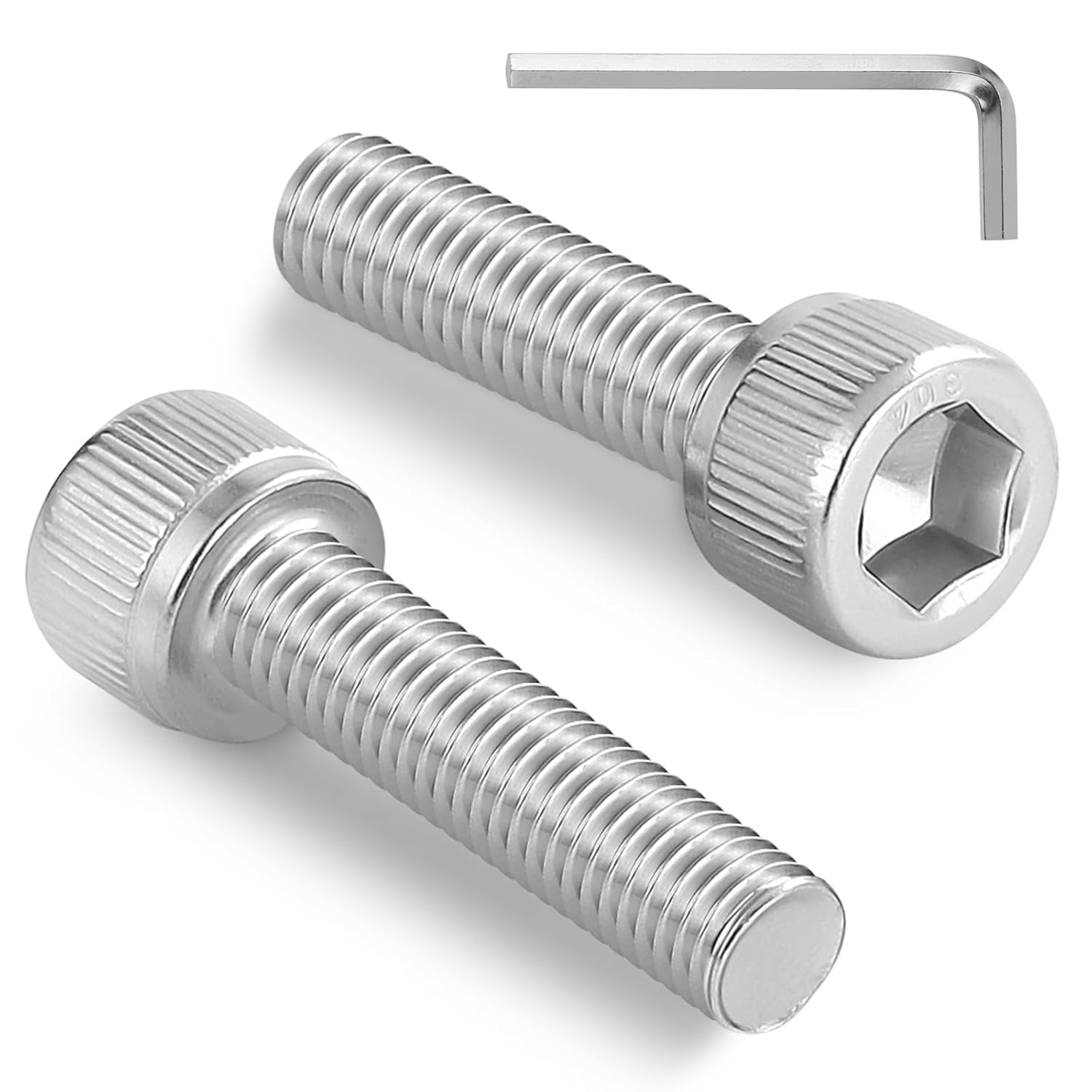 60pcs M3 x 16mm Hex Socket Head Cap Screws Bolts, 304 Stainless Steel ...