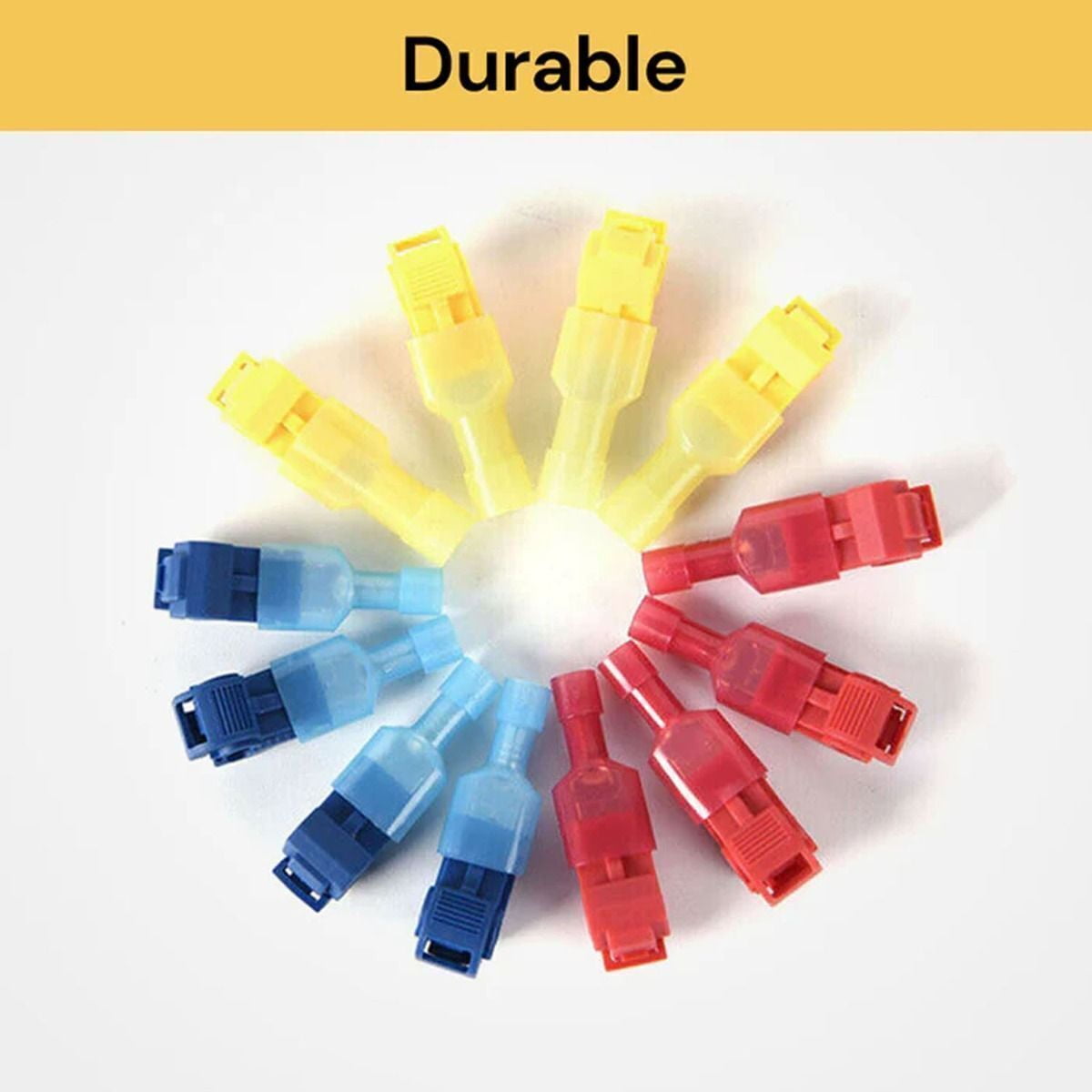 60pcs MIX T-Taps Wire Terminal Connectors Insulated 22-10 AWG Quick ...