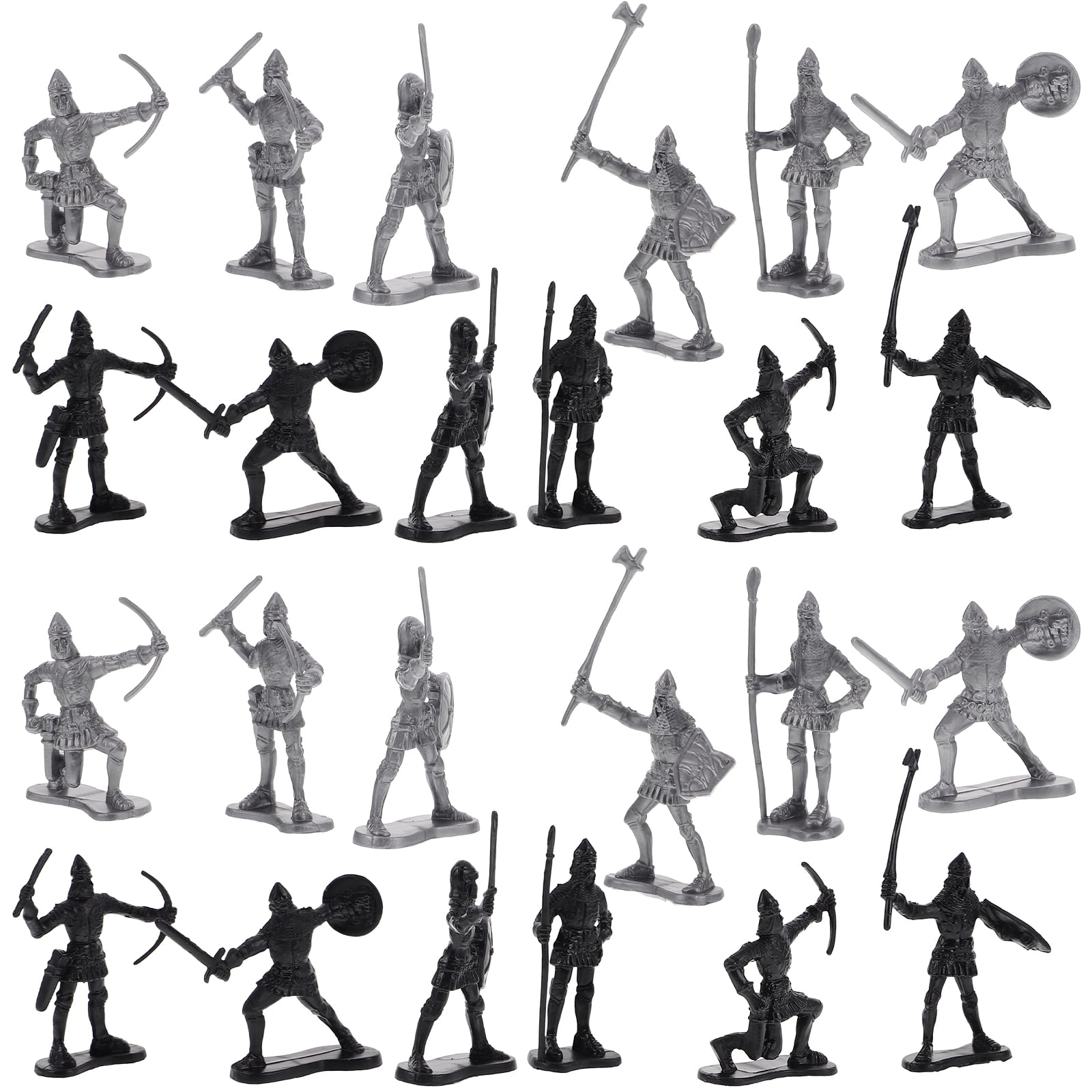 60pcs Medieval Soldiers Figures Toy Ancient Roman Soldiers Figures ...