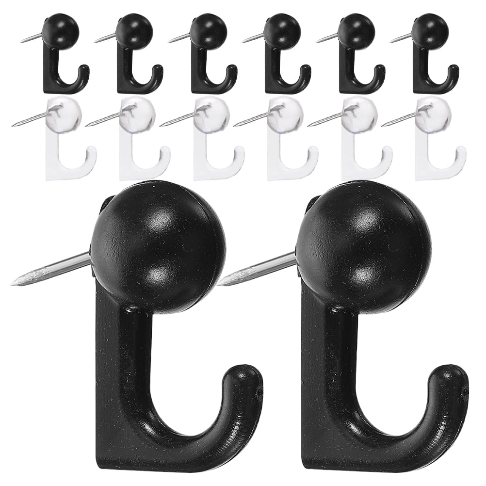 60pcs Metal Push Pin Hooks For Home Versatile Wall Hangers Stylish Thumbtack Hooks For Photos