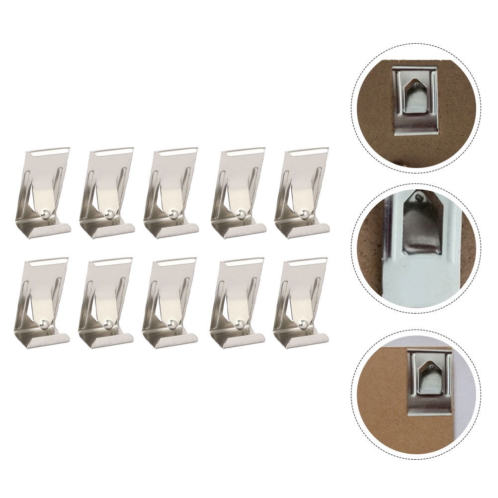 60pcs Photo Frame Clips Picture Frame Back Plate Buckles Picture Frame ...
