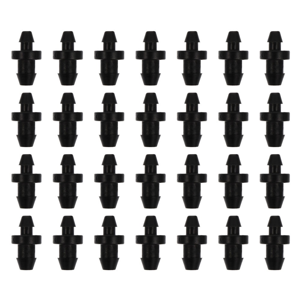 60pcs Plastic Irrigation End Plugs 1/4 Drip Irrigation Plugs Pipe Plugs ...