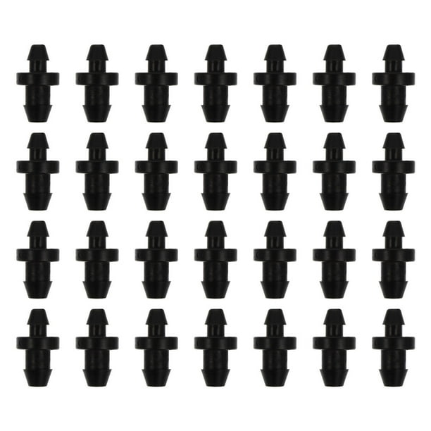 60pcs Plastic Irrigation End Plugs 1/4 Drip Irrigation Plugs Pipe Plugs ...