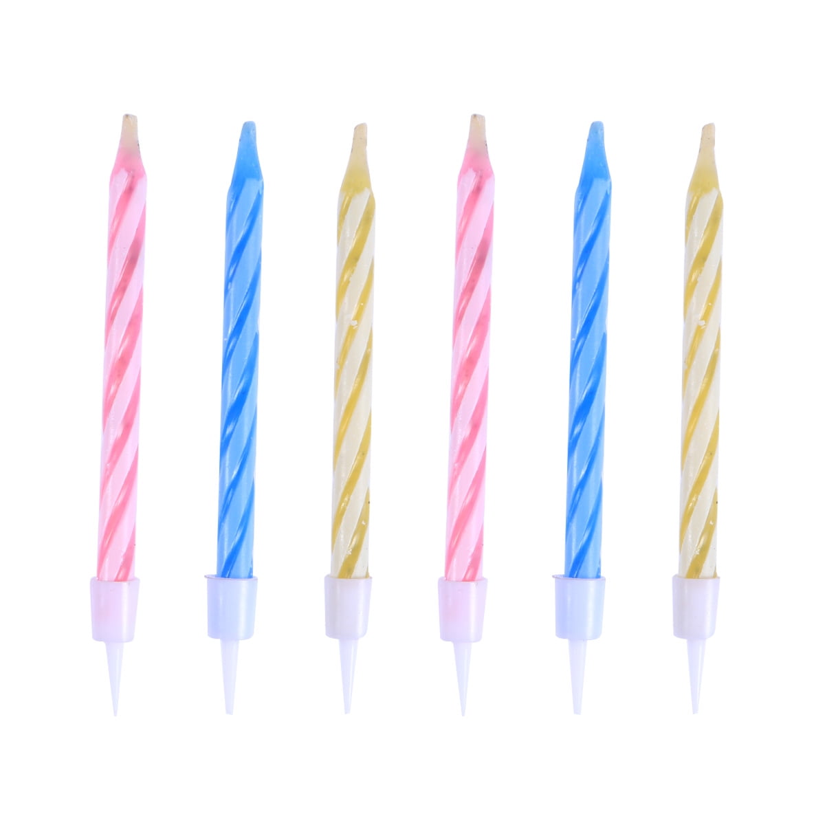 60pcs Relighting Candles Funny Trick Prank Candles Birthday Cake ...