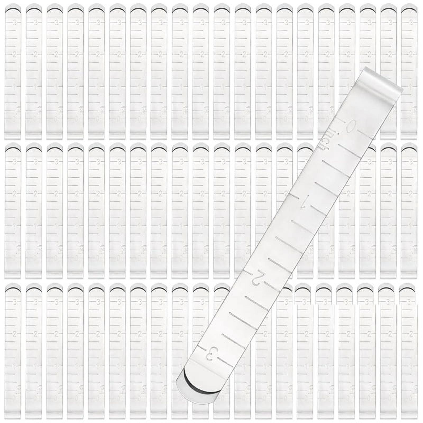 60pcs Sewing Clips,3Inch Hemming Clips,Sewing Measurement Ruler,for ...