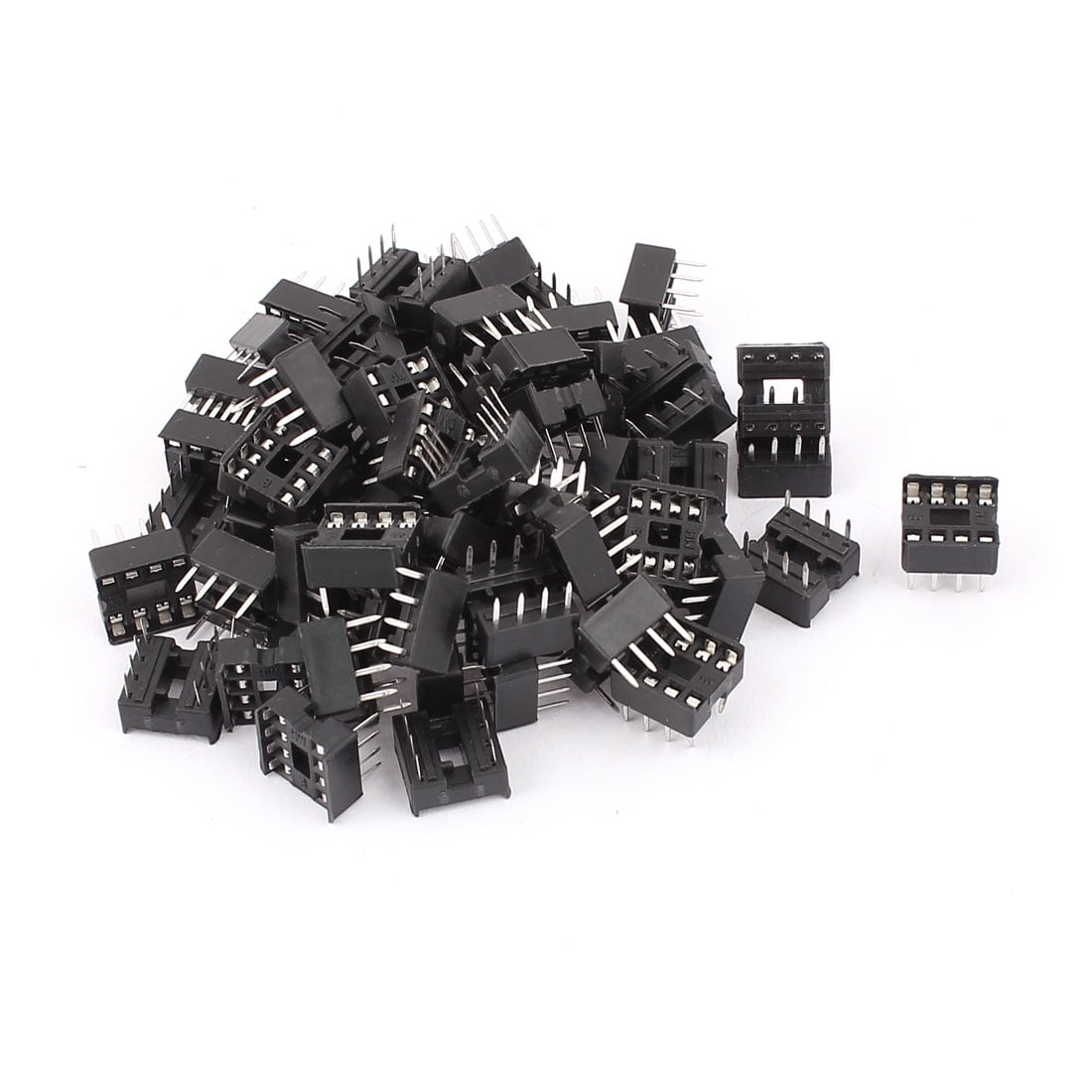 60pcs Solder Type 8PIN DIP Integrated Circuit IC Sockets Adaptor ...