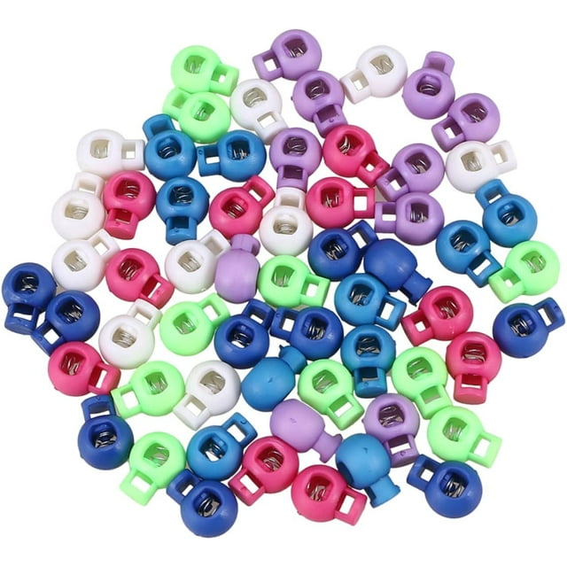 60pcs Spring Cord Lock End Elastic Cord Lock Cord Stopper Adjustable ...