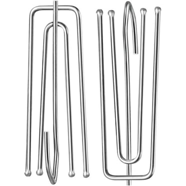 18 PC Outdoor Curtain Hooks for Gazebo Mosquito Netting, Smooth Gliding ...