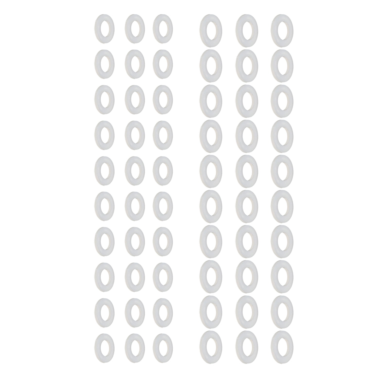 60pcs Sturdy Nylon Shims Washers White Plastic Washers Perfect For Home ...