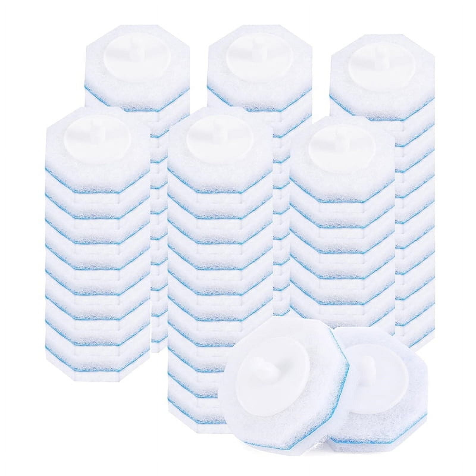 60pcs Upgraded Toilet Brush Wand Disposable Toilet Cleaning Wand Heads ...