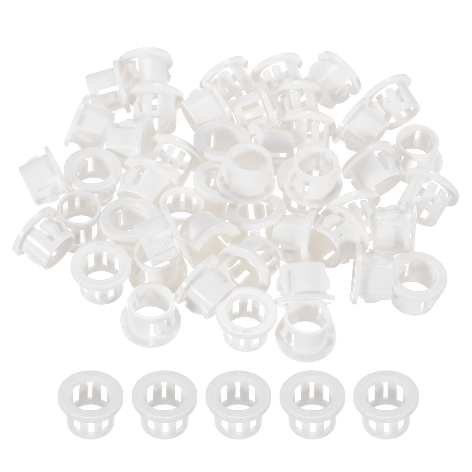 60pcs Wire Grommet, 12.8mm Mounting Dia Plastic Grommets Cable Hose ...