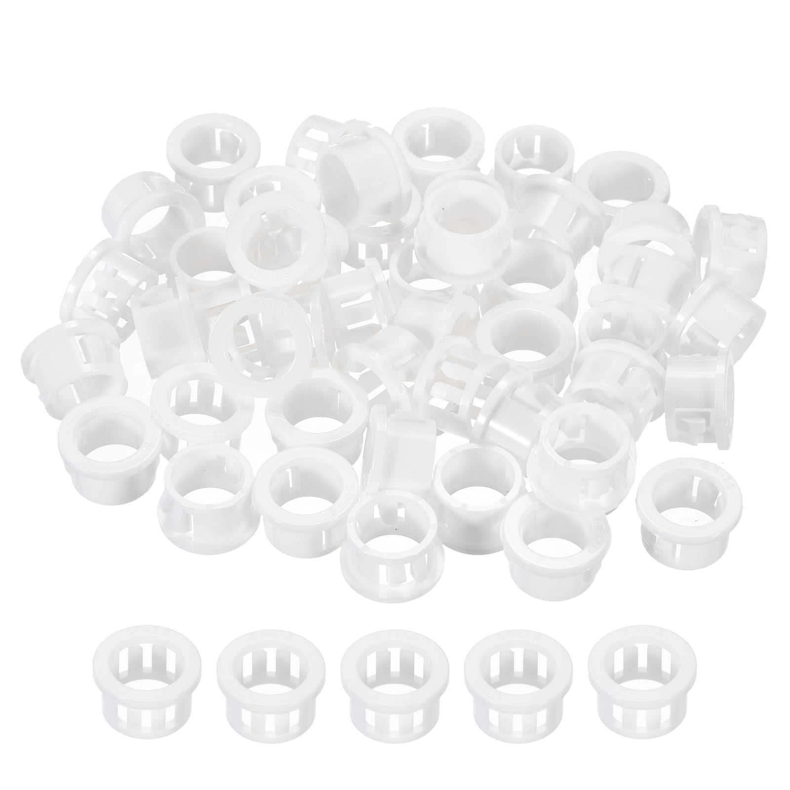 60pcs Wire Grommet, 15.8mm Mounting Dia Plastic Grommets Cable Hose ...