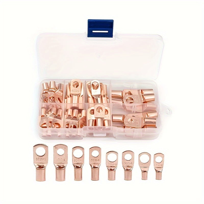 60pcs copper wiring set SC series bare terminal cold-pressed terminal ...