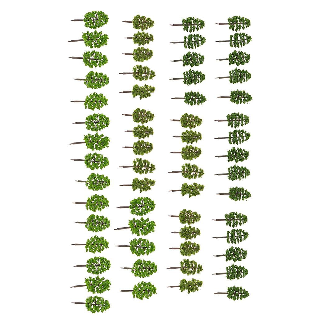 60pcs model trees 1/150 for crafts, wargames, war gaming scenery or ...