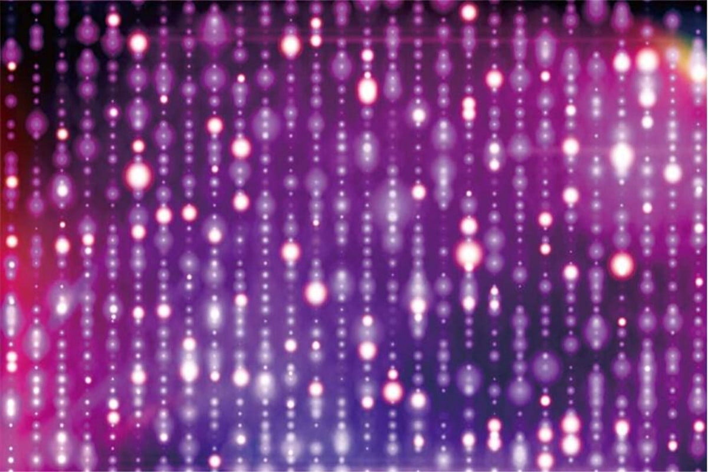 60s 70s Dance Ballroom DJ Light Neon Colorful Wall Disco Party ...