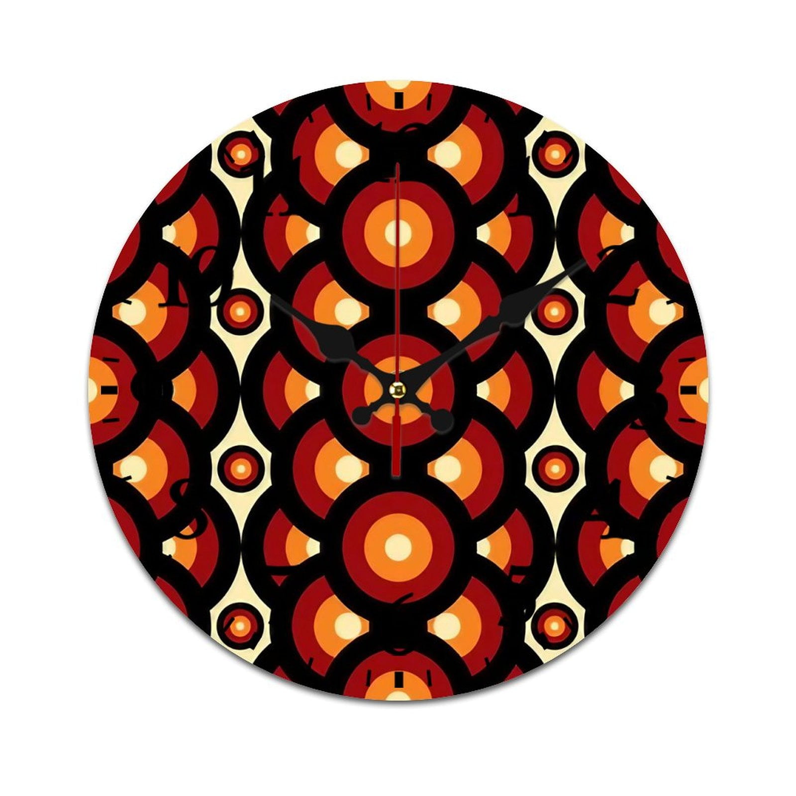 60s 70s Style Retro Vintage Mid Century Wall Clock Modern Design Clocks ...