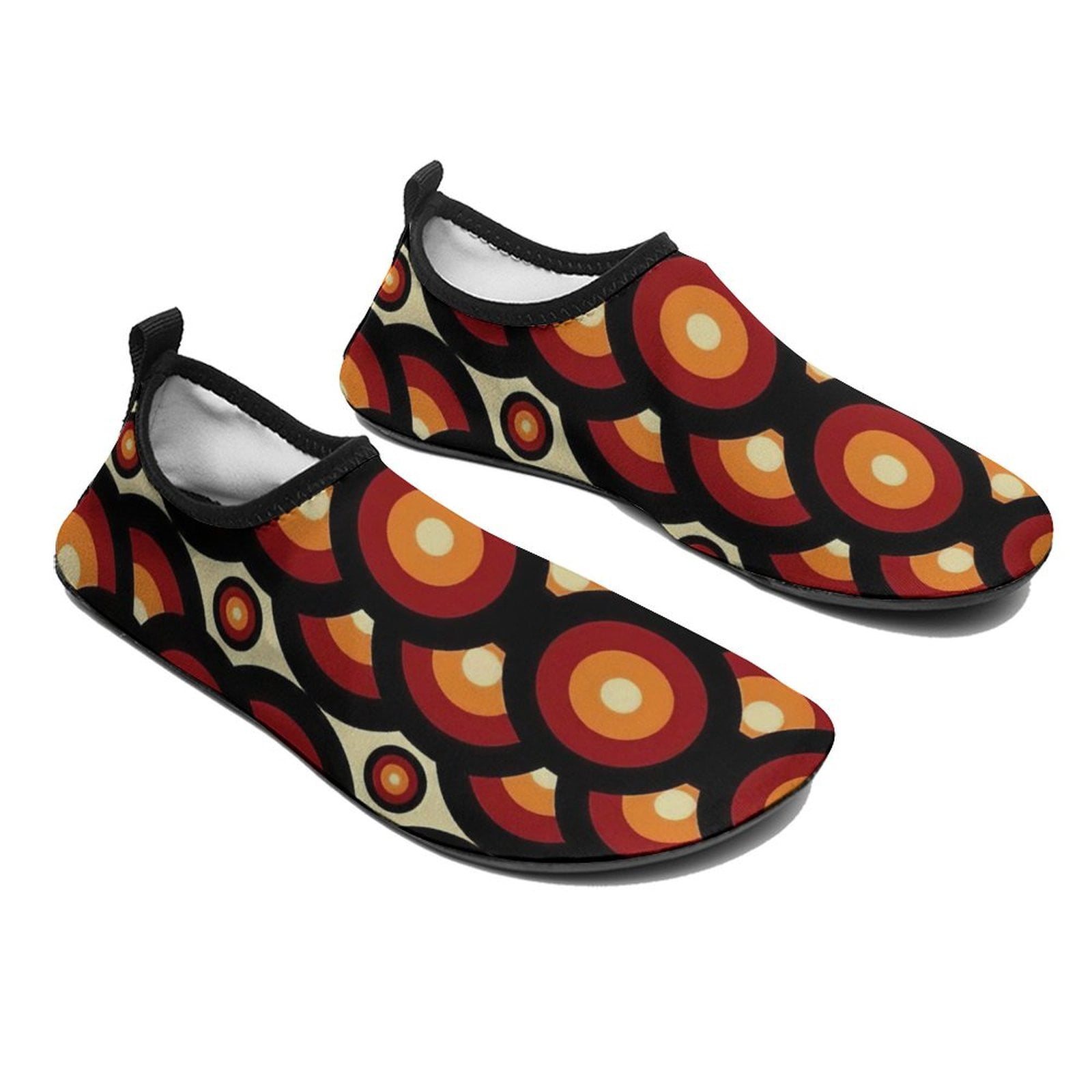 60s 70s Style Retro Vintage Mid Century Water Shoes Beach Slip-on Shoes ...