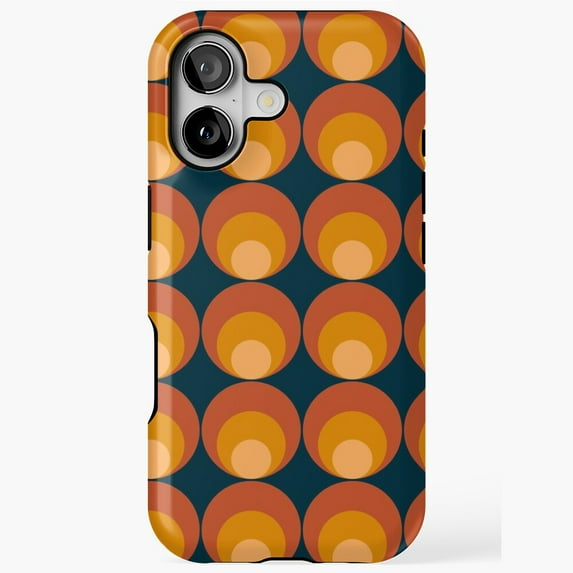 60s Retro Geometric Classic Mid Century Modern Abstract Design Case ...