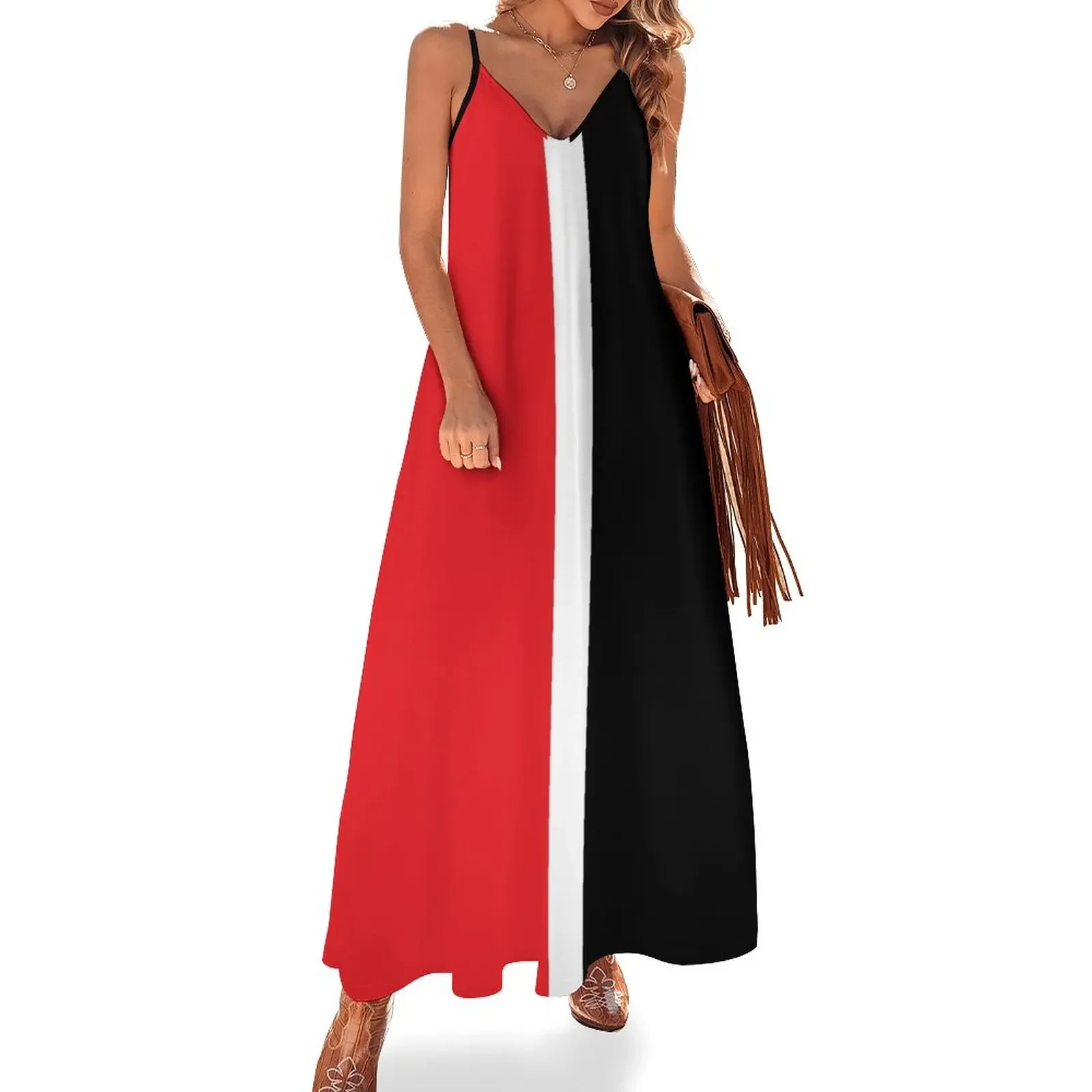 60s Retro Mod Style Sleeveless Dress dresses Long dress woman Evening ...