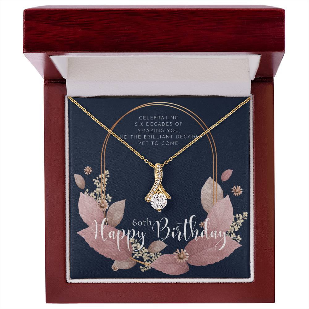60th Birthday Gifts for Women, 6 Decade Jewelry, 60 Years Old Gift ...