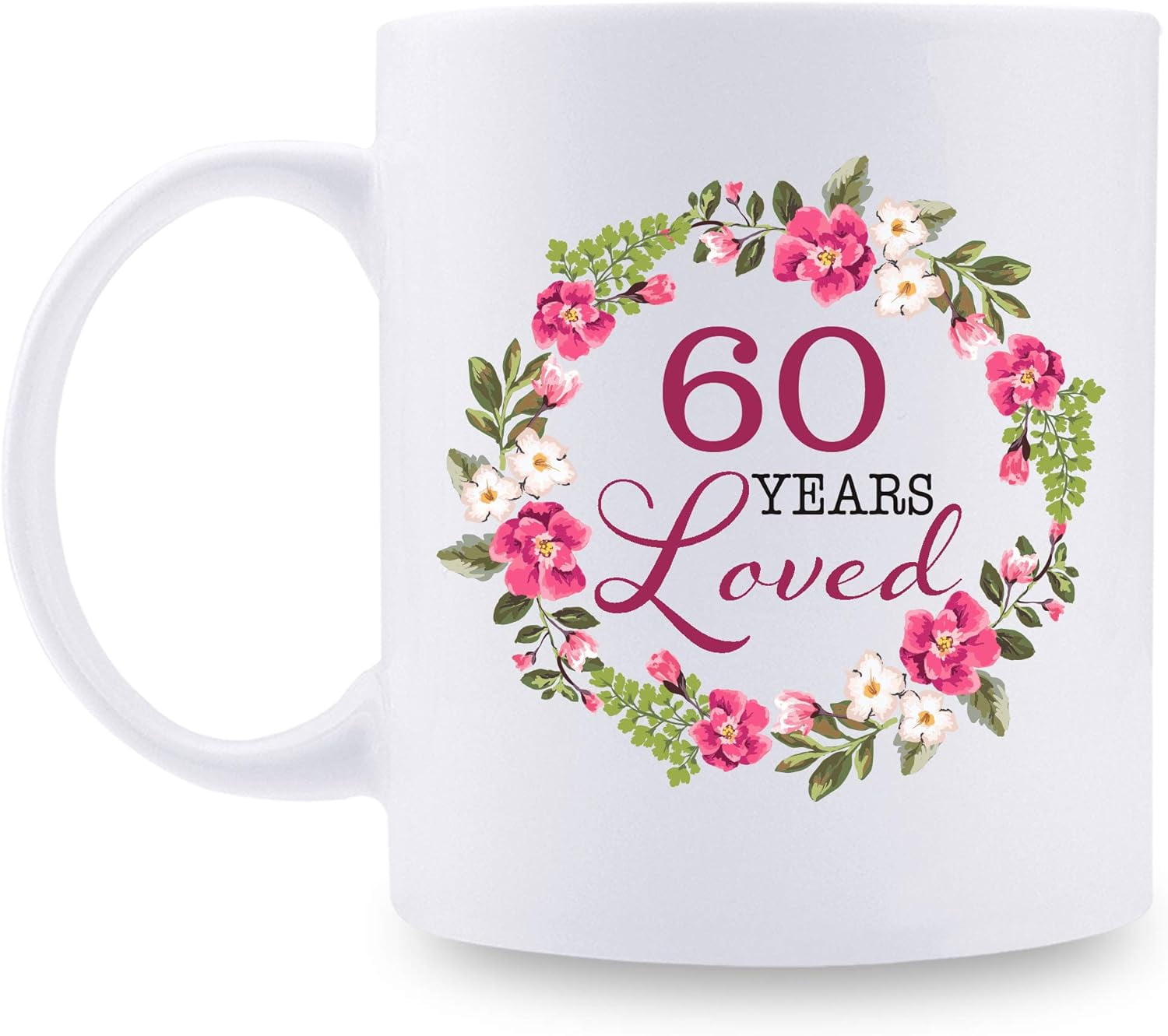 60th Birthday Gifts for Women - 60 Years Loved with A Garland Birthday ...
