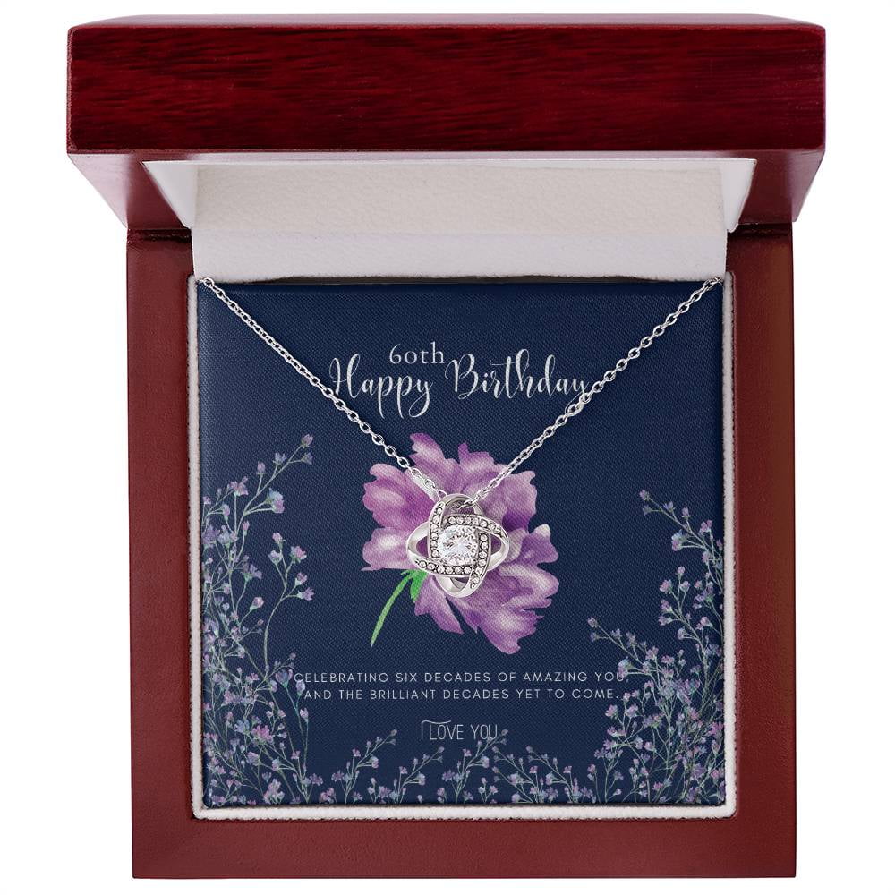 60th Birthday Gifts for Women Necklace for Her 6 Decade Jewelry 60 ...