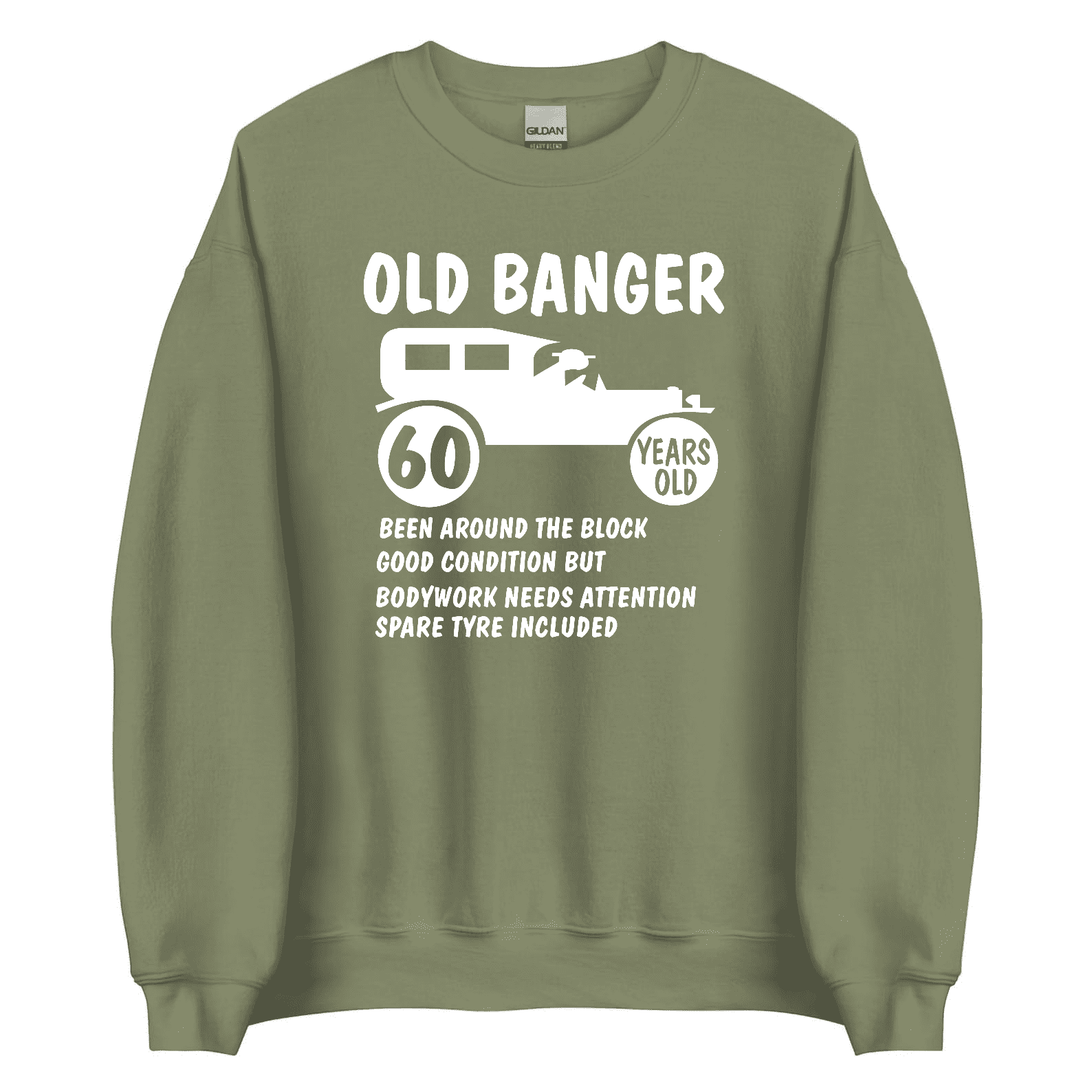 60th Birthday Mens Old Banger T Shirt present Gift Novelty Funny Top ...