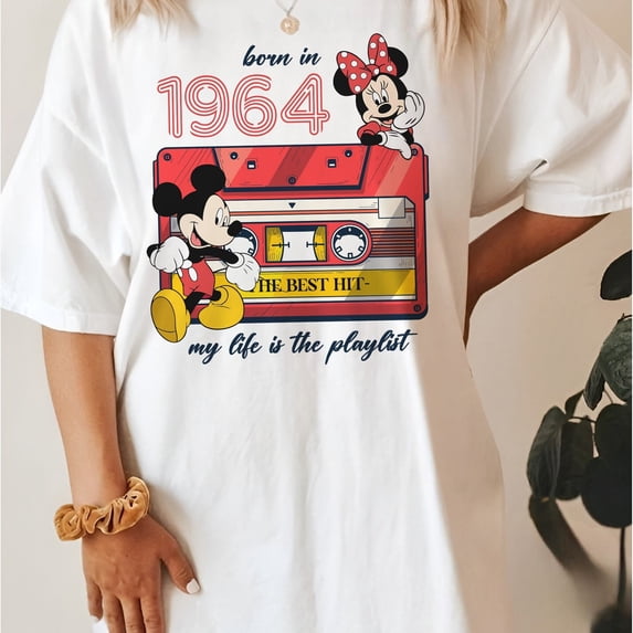 60th Birthday Mickey Minnie Shirt Retro 1964 Birthday Shirt 196439s ...