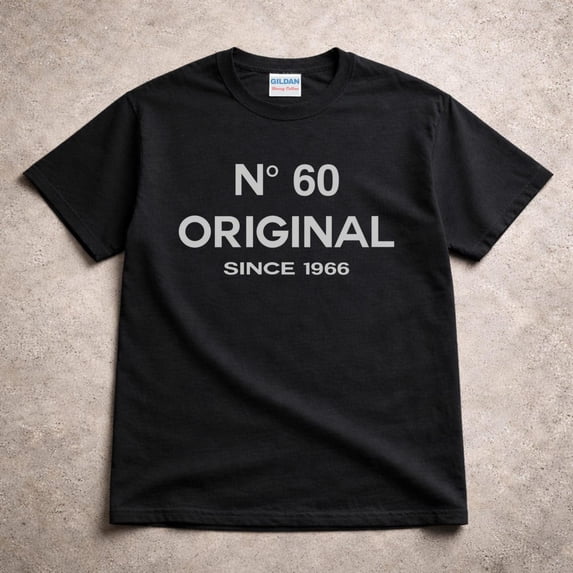 60th Birthday Shirt for Men and Women, Original Vintage 1966 T-Shirt ...