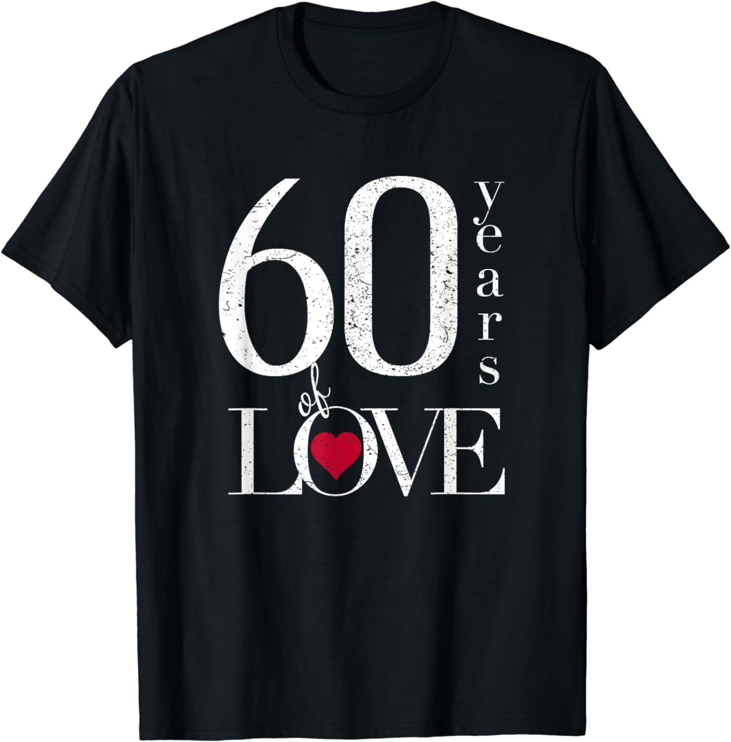 60th Wedding Anniversary T-Shirt Gift For Married in 1959 - Walmart.com