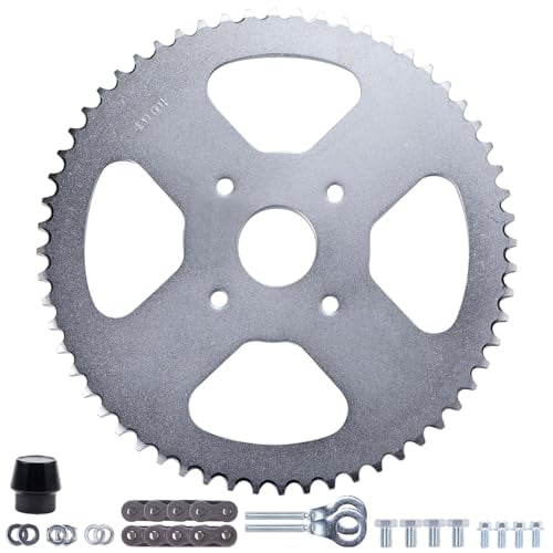 60tooth Sprocket 40 41 420 Mini Bike Rear Drive Sprocket 40mm Bore for ...