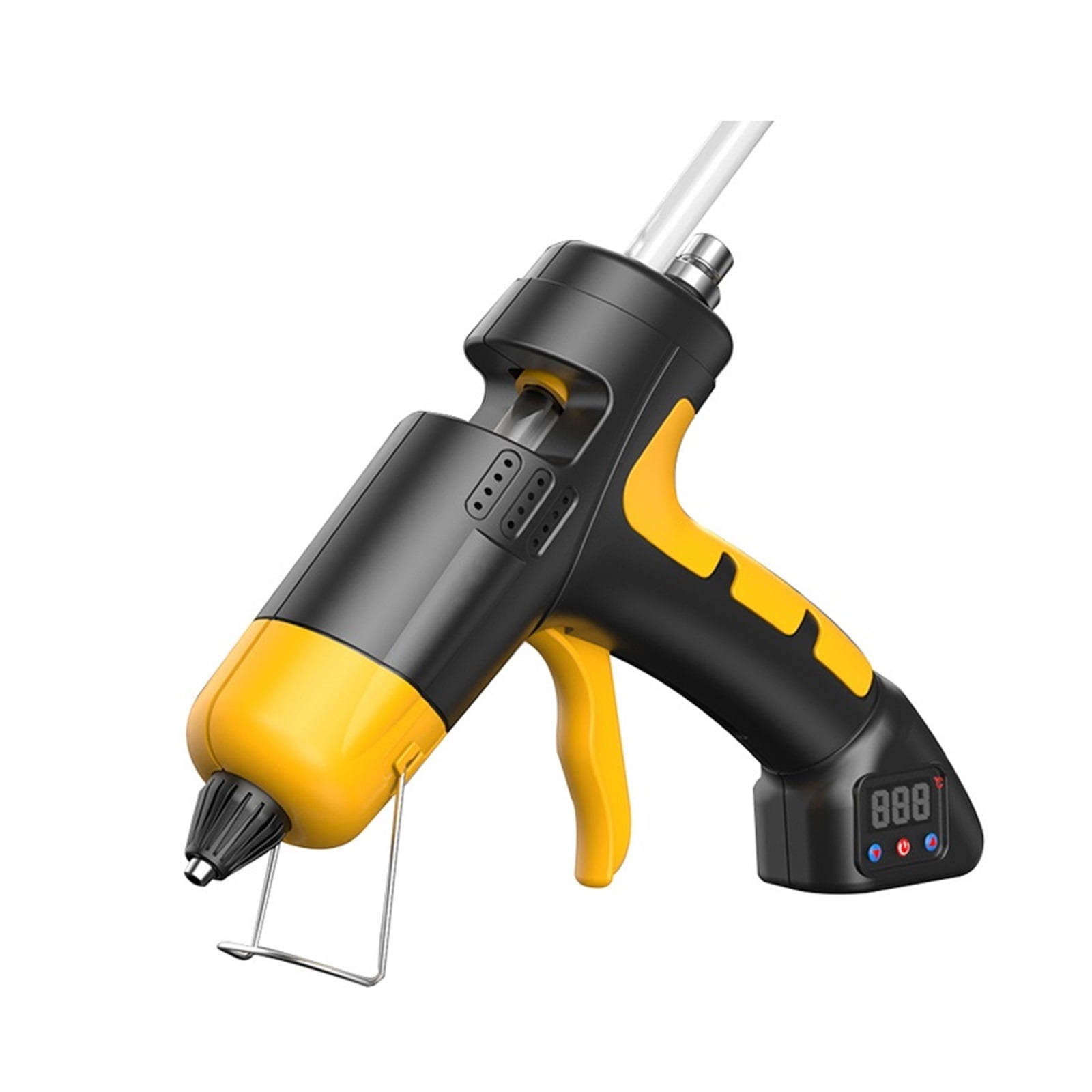 60w Cordless Lithium Battery Hot Melt Glue Gun Digital Display ...