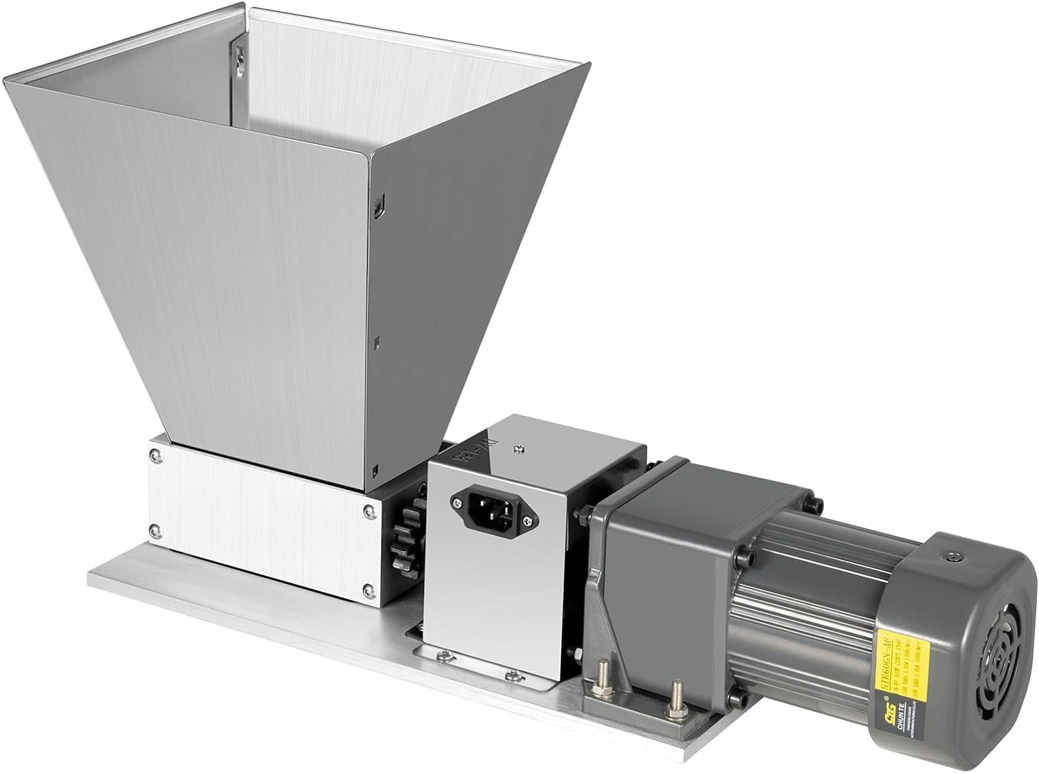 60w Electric Malt Grain Mill, 75rpm/Min 44 Pounds/Min Crush Multi ...